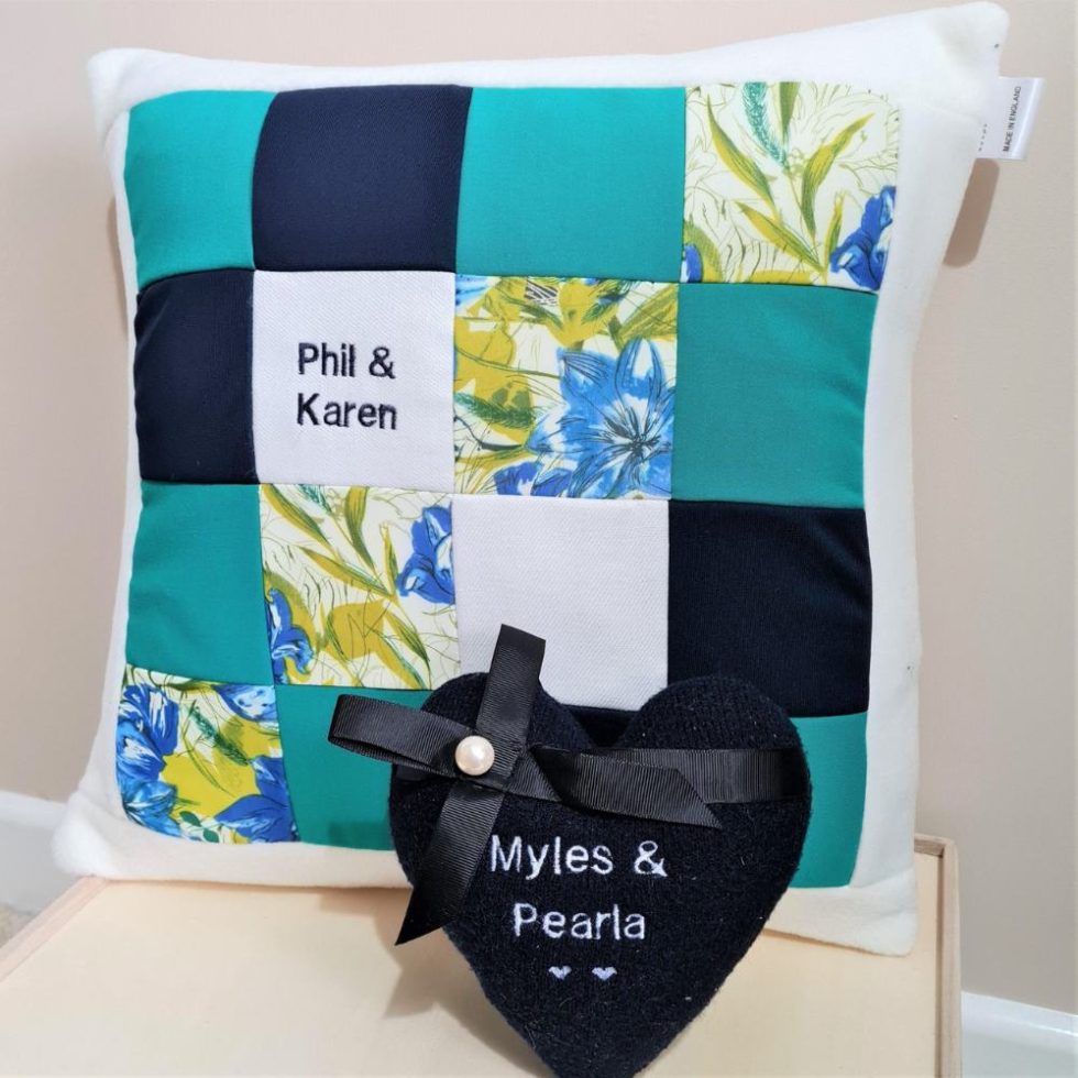 Cotton Memory Cushion | Keepsake Cushion | Infinity Keepsakes