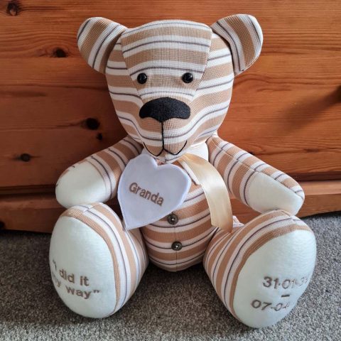 Memorial Memory Bear | Shop Keepsakes | Infinity Keepsakes