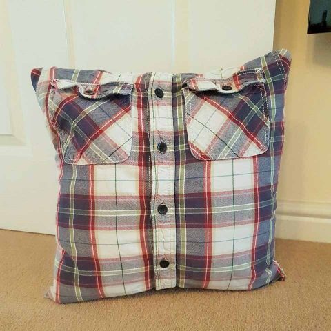 Shirt Memory Cushions | Keepsake Cushions Made From Shirts