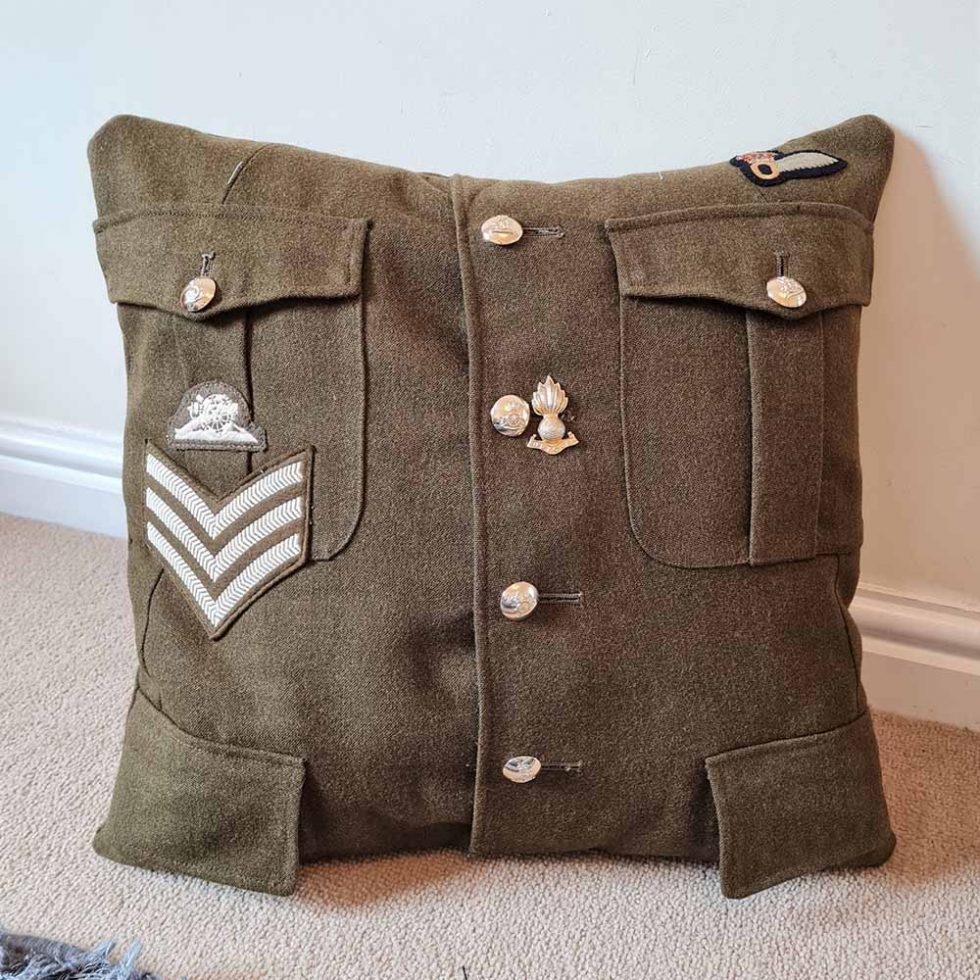 Uniform Memory Cushion | Memory Cushions | Infinity Keepsakes
