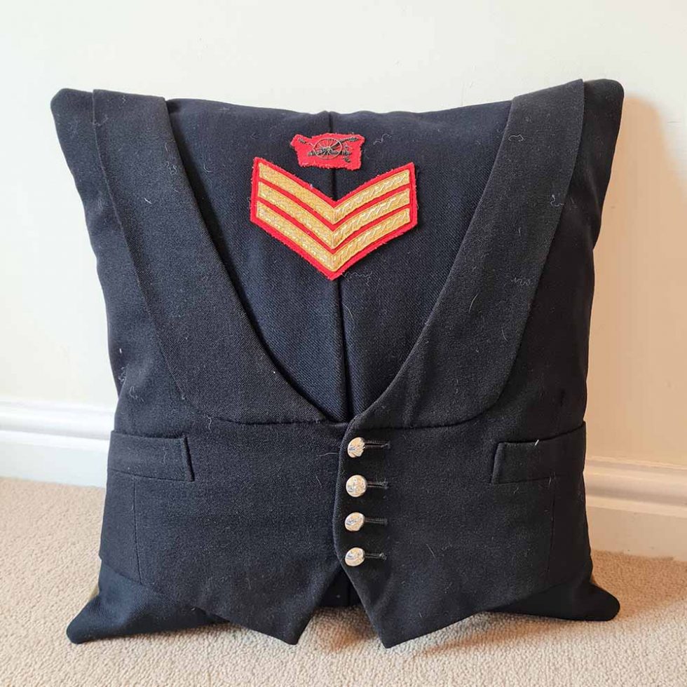 Uniform Memory Cushion | Memory Cushions | Infinity Keepsakes